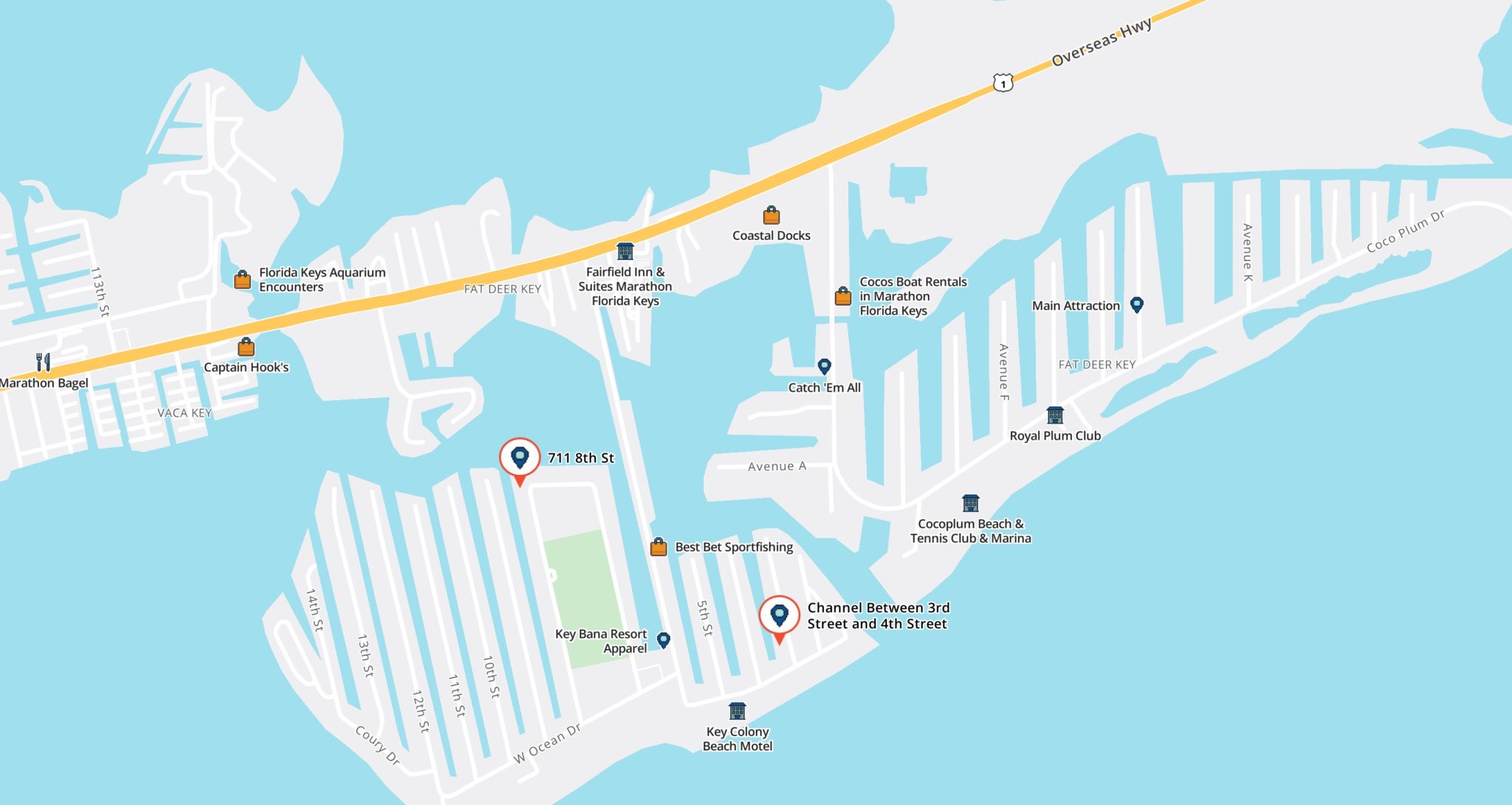 Marathon Florida Map and Directions - Florida Keys Villas