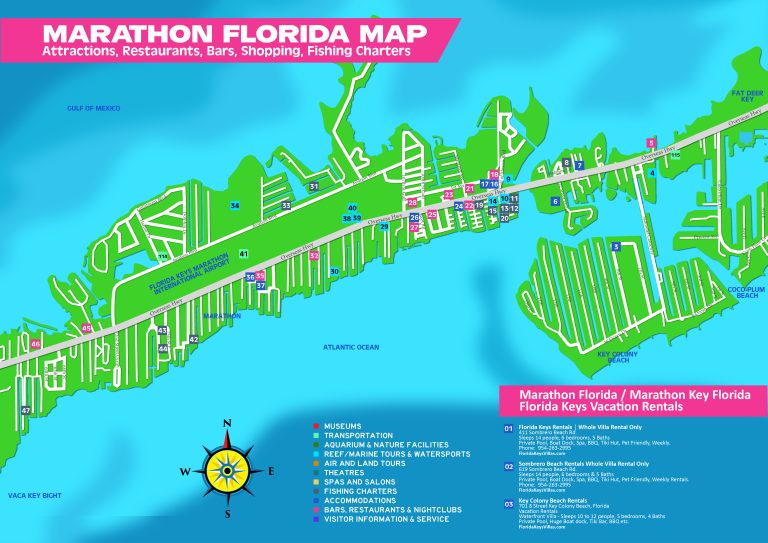 Marathon Florida Map and Directions - Florida Keys Villas